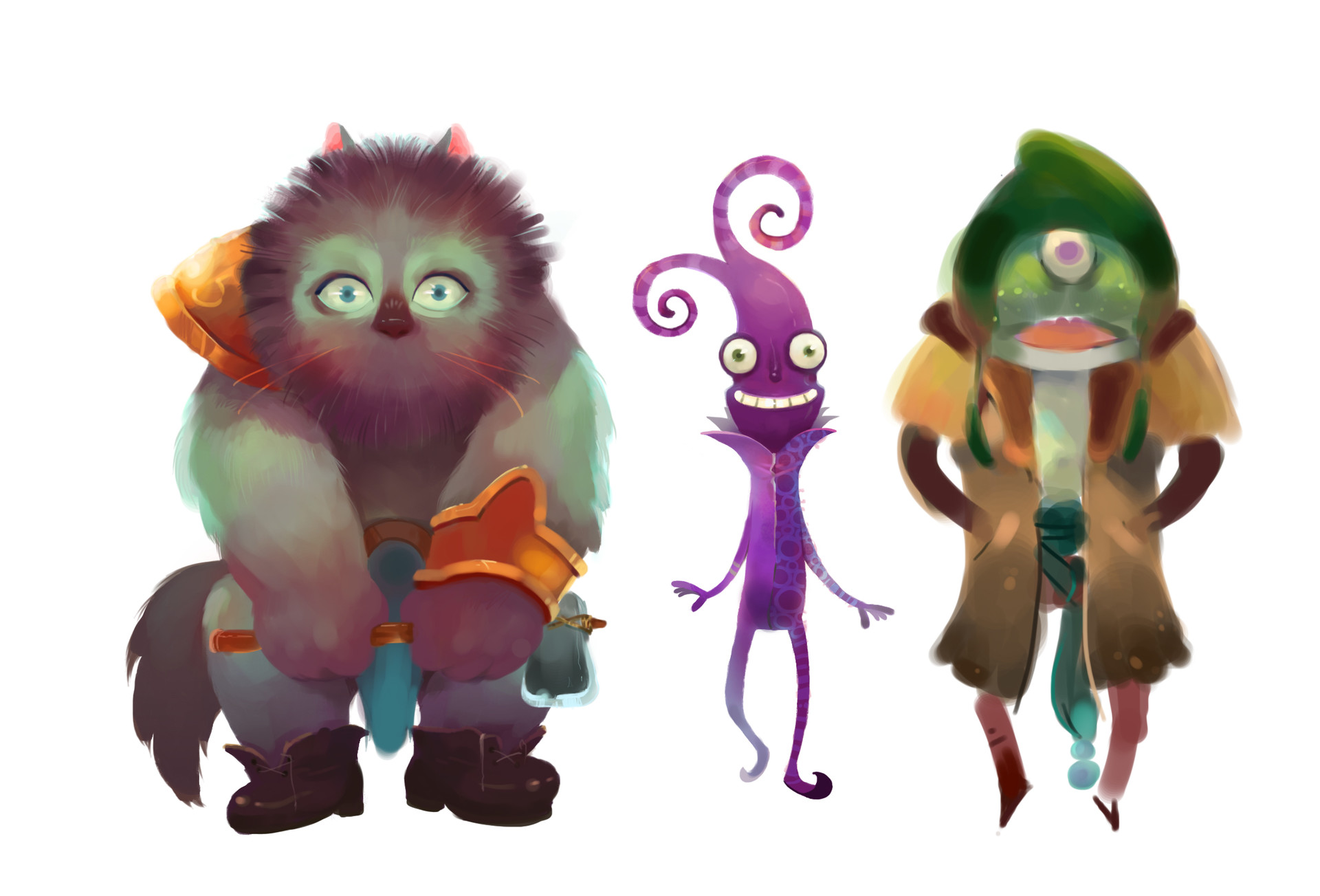 ArtStation - Monsters, Miriam Barea