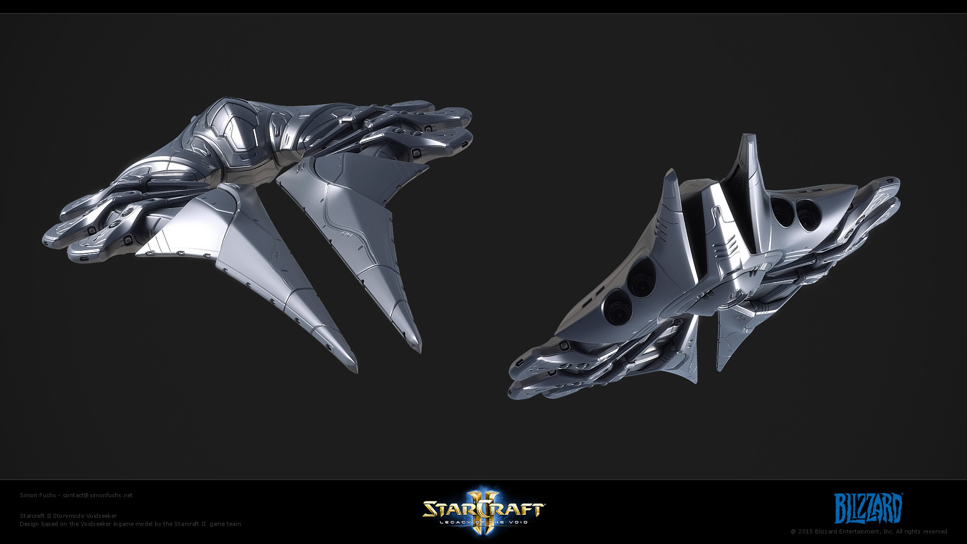 Simon Fuchs - Starcraft II Legacy of the Void - Voidseeker - Highpoly