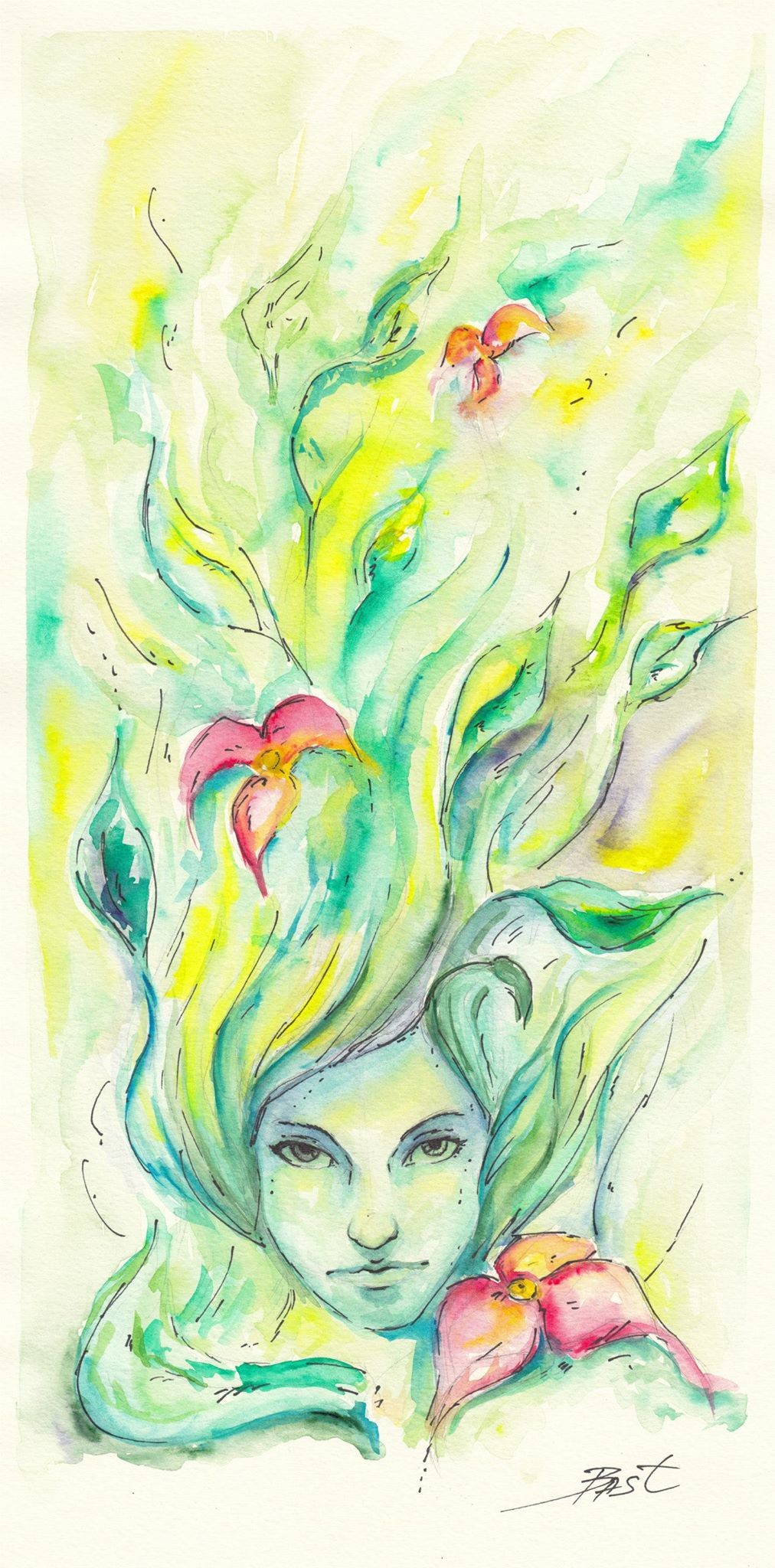 ArtStation - Forest lady