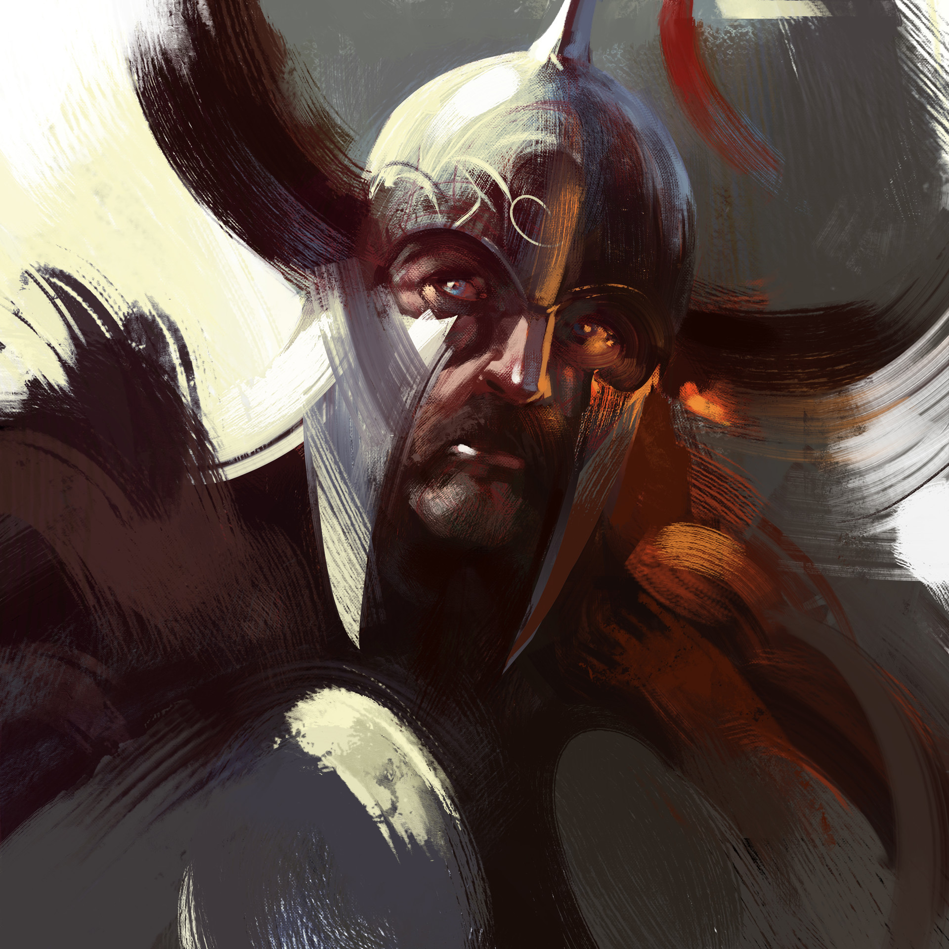 ArtStation - Warrior | digital painting