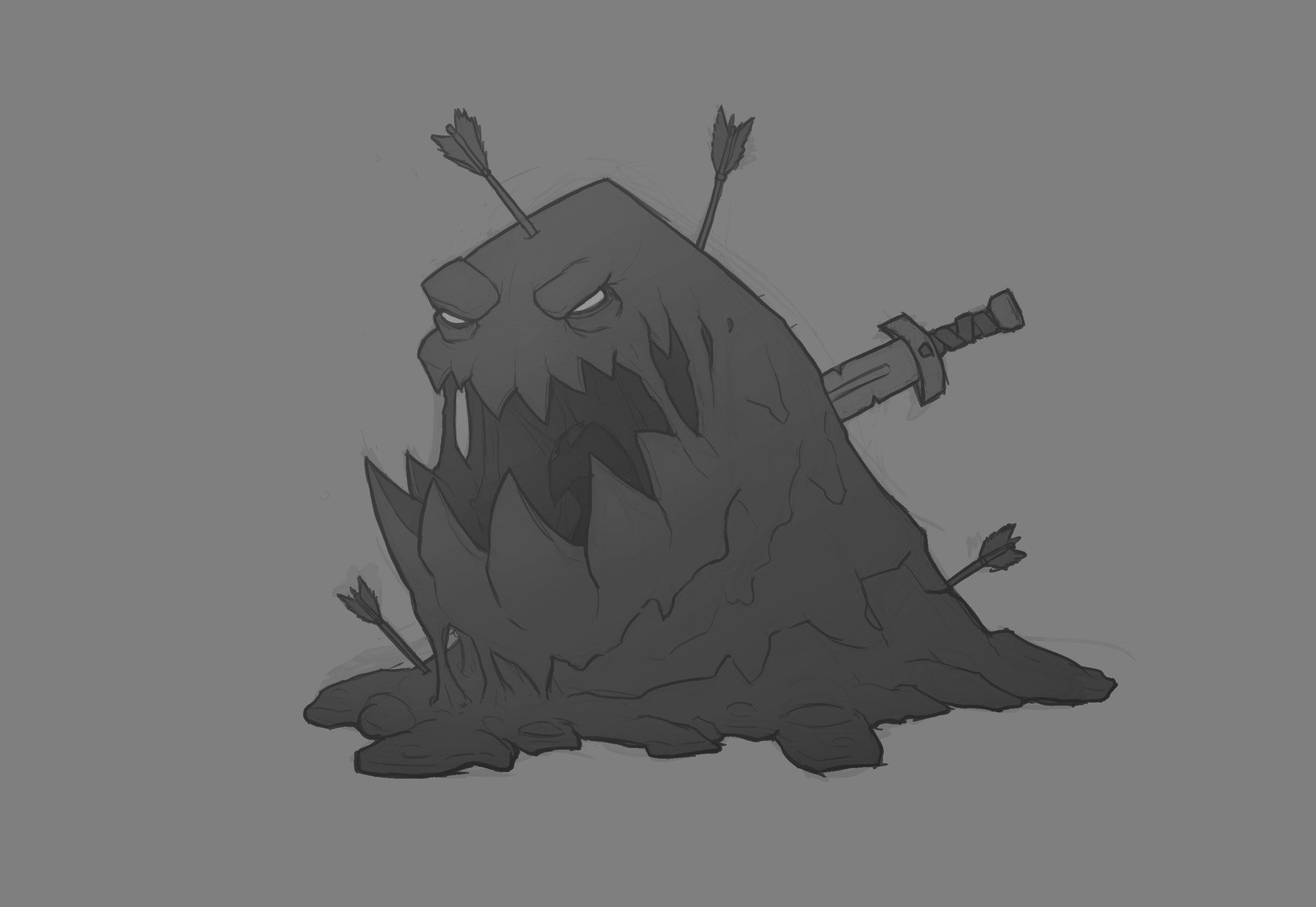 ArtStation - Ooze Monster - Concept, Eric Romano