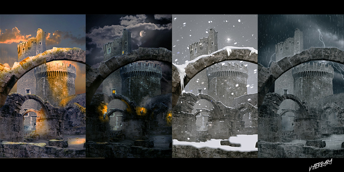 ArtStation - Castel Matte Painting