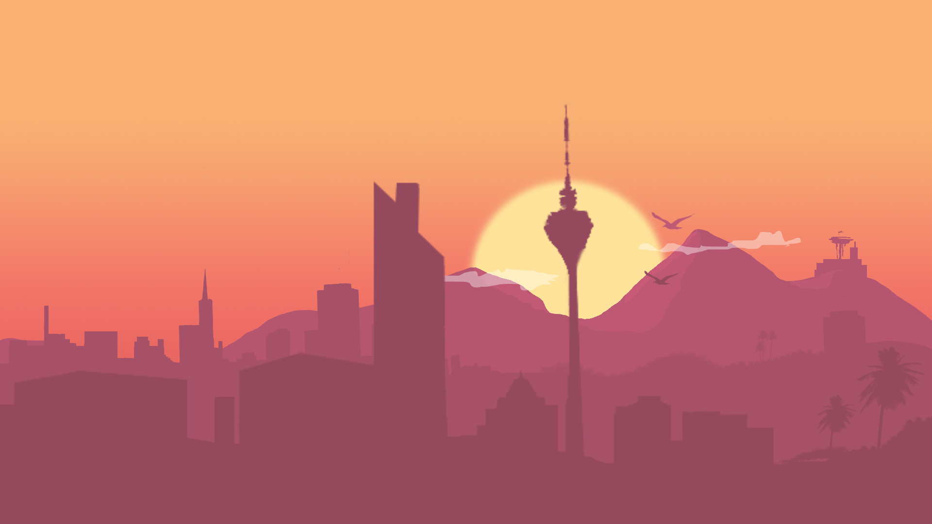 ArtStation - Flat Landscape for my own game