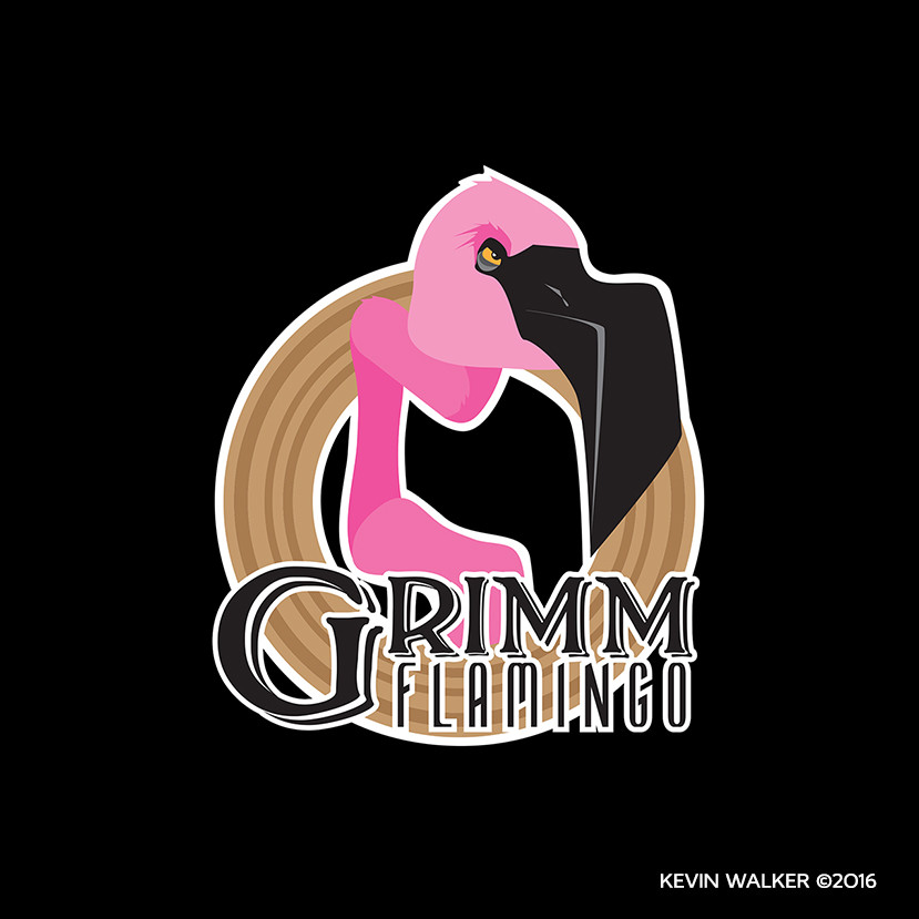 ArtStation - Grimm Flamingo Logo
