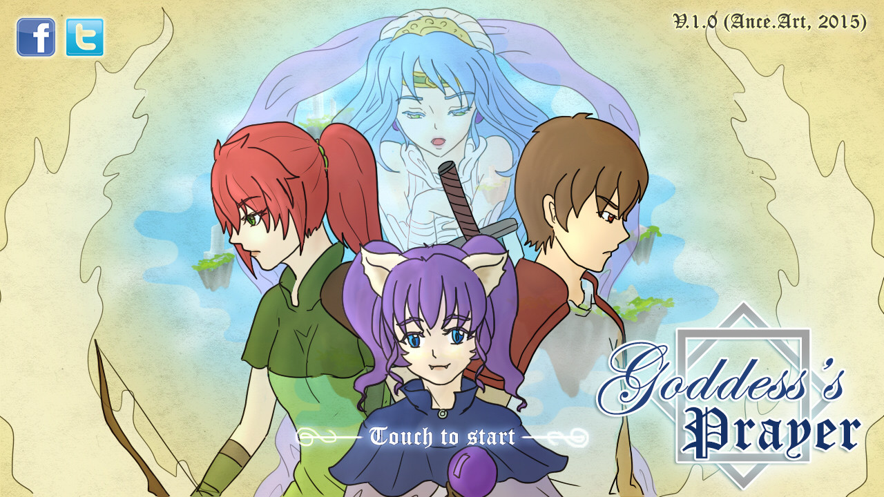 ArtStation - Goddess Prayer (Game Mockup)