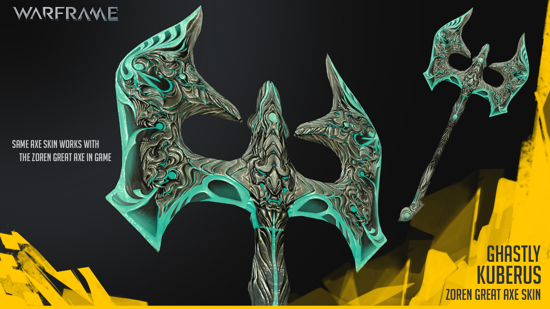 Jess Burns - Duel Zoren and Scindo Kuberus Skin - Warframe