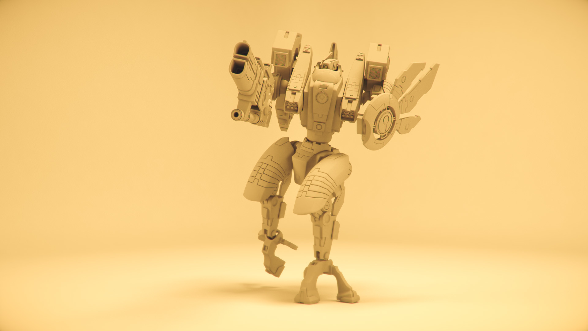 ArtStation - Warhammer 40k Tau Riptide Mech