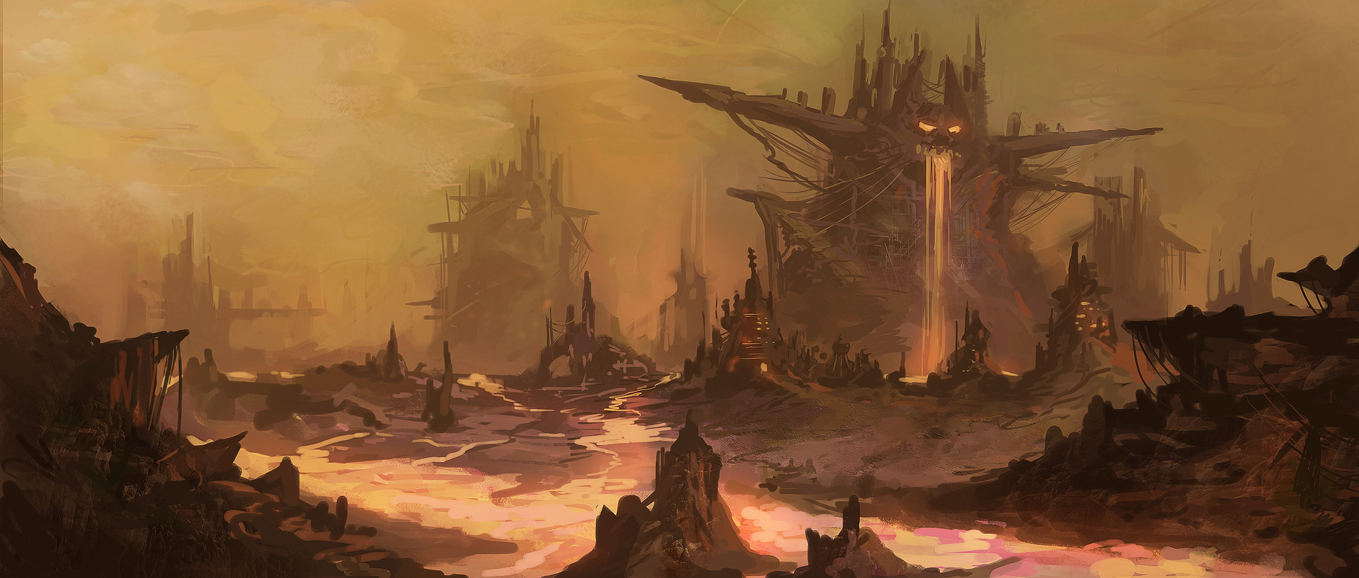 ArtStation - Volcanic Landscape