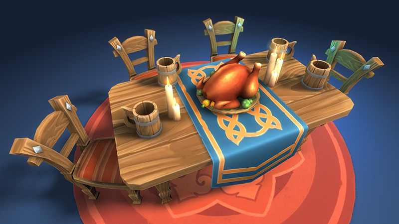 ArtStation - Dinner Table - Unity Asset Store pack