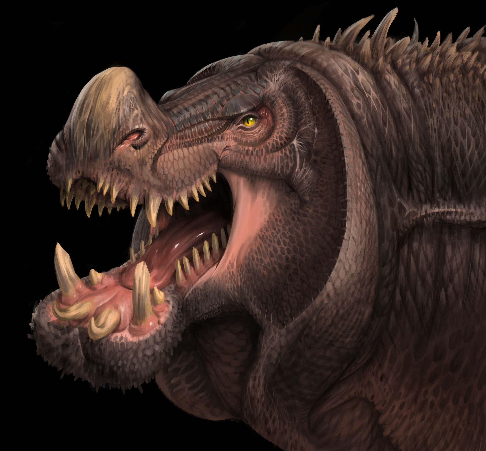 ArtStation - hippo dragon head