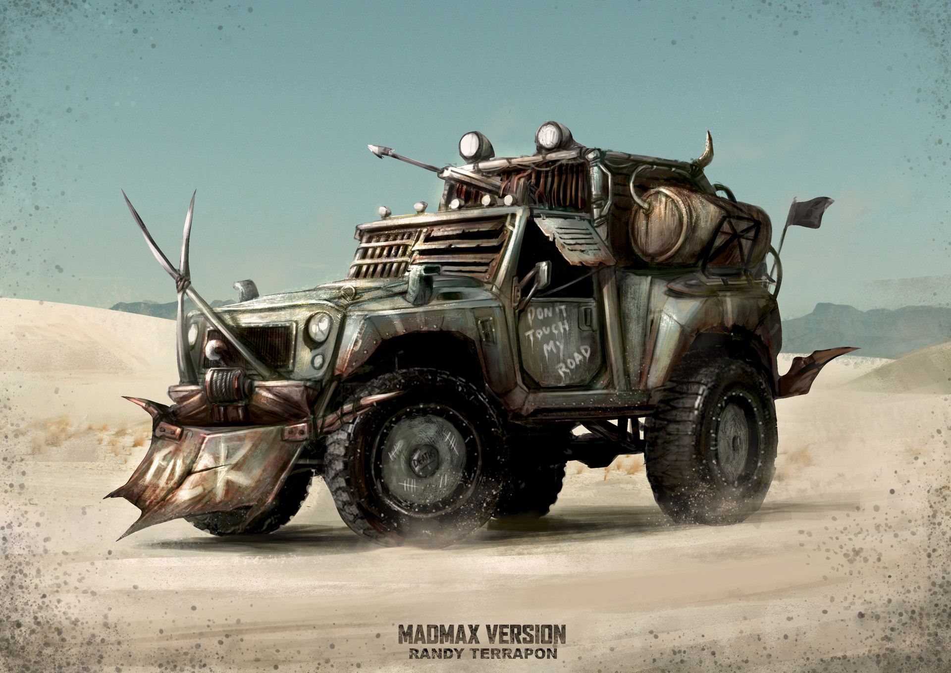 ArtStation - Version of my Mad max car