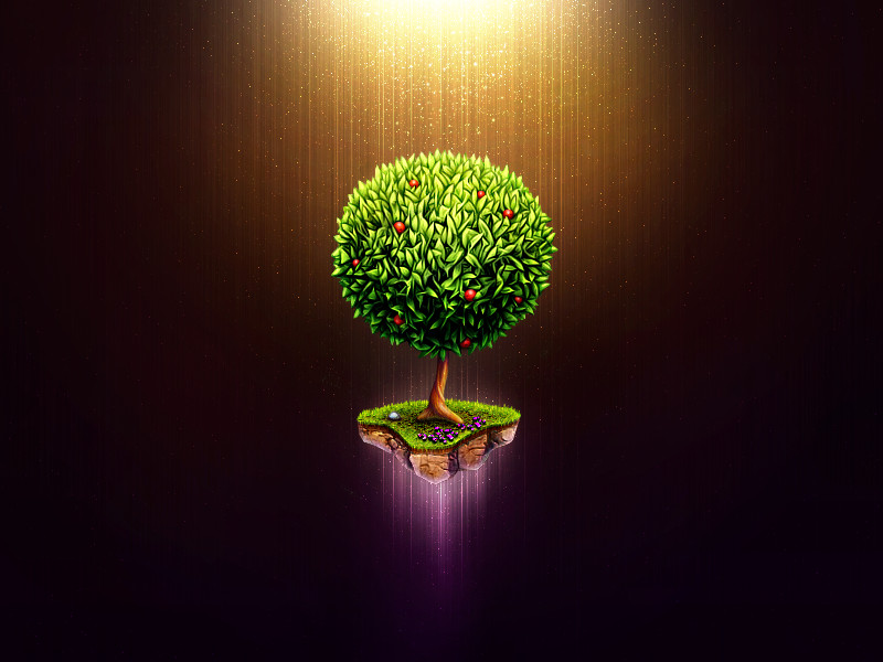 ArtStation - Apple tree