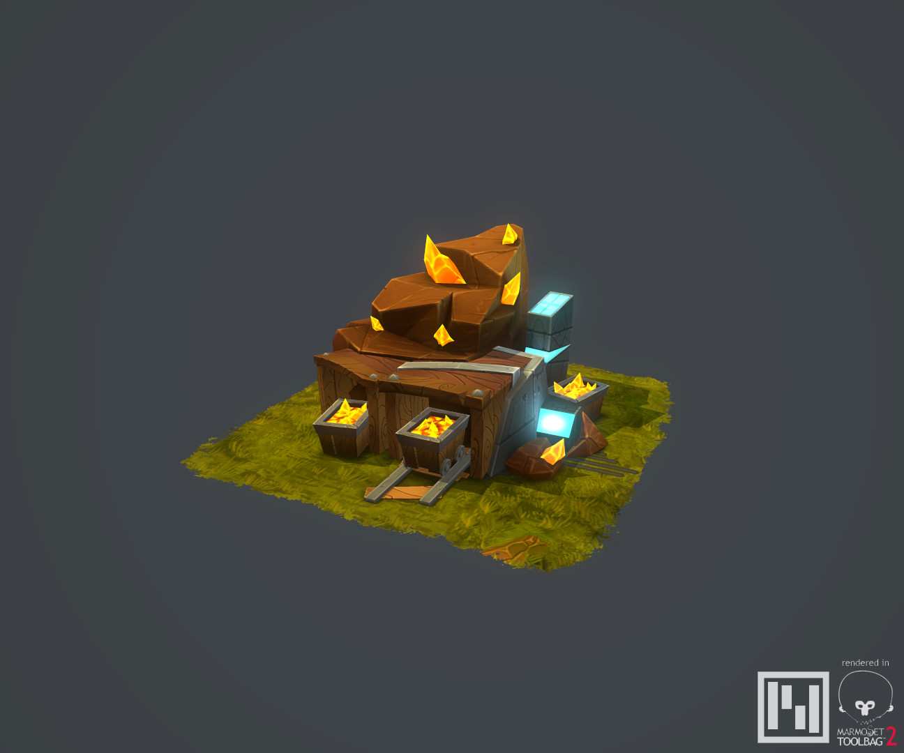 ArtStation - Crystal Mine