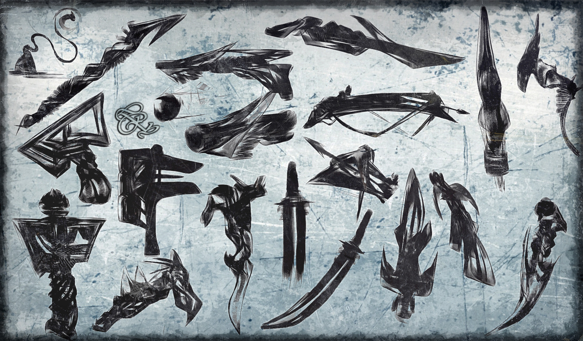 ArtStation - Weapon sketches