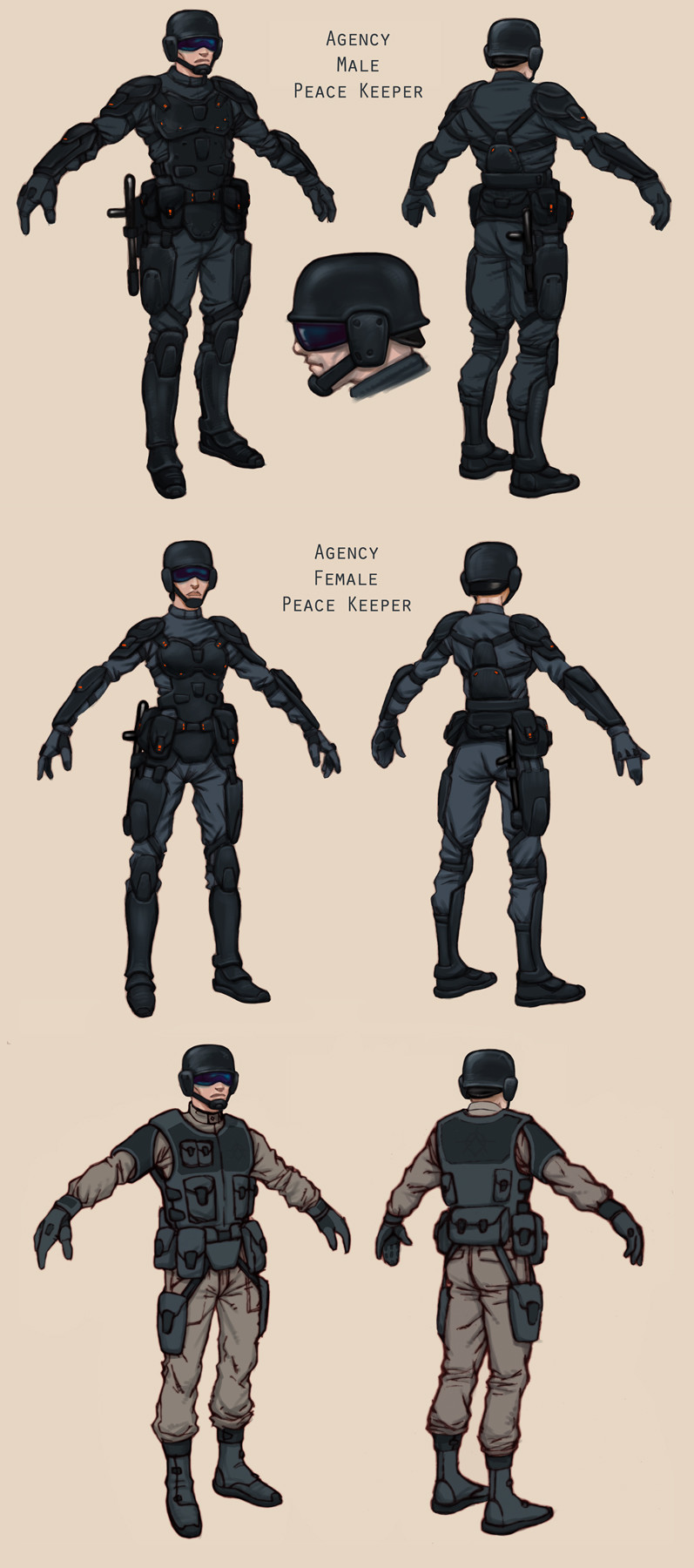 ArtStation - Agency Peacekeepers