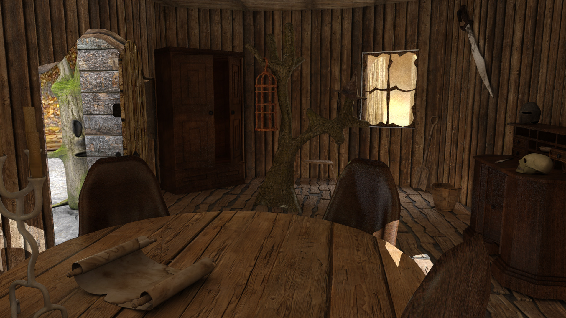 Vanja Ivanović - Witch's hut interior