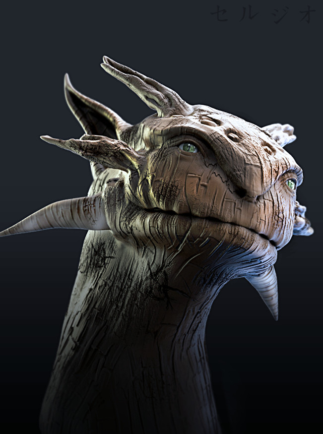 ArtStation - Tree Dragon