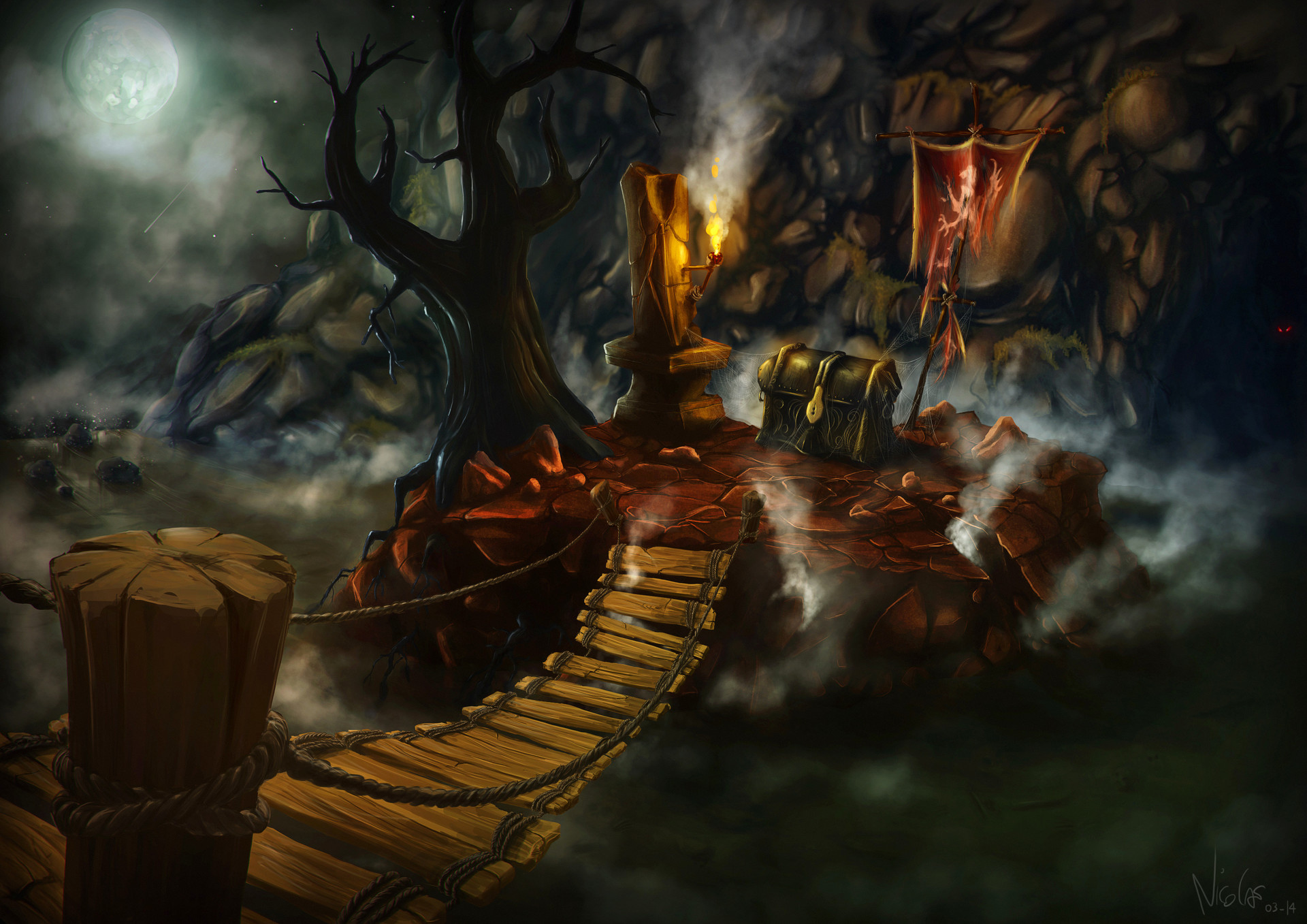 ArtStation - It's a trap ! (2D version)