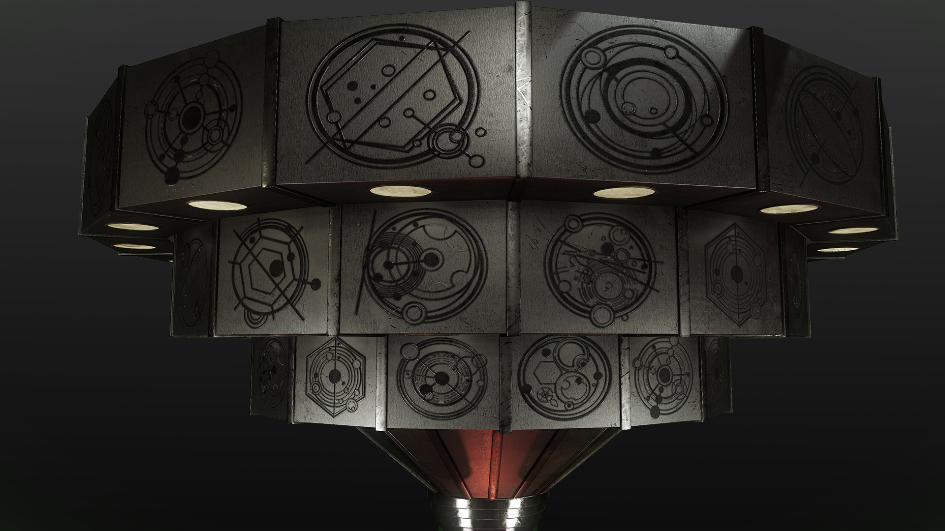 ArtStation - Doctor Who Art - Tardis Interior Time Rotor