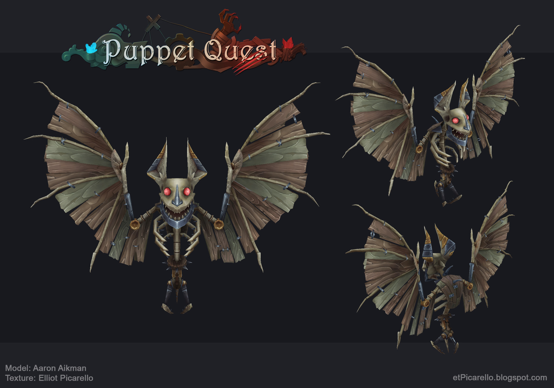 ArtStation - Puppet Quest: Props/Textures (All unlit, 100% Diffuse)
