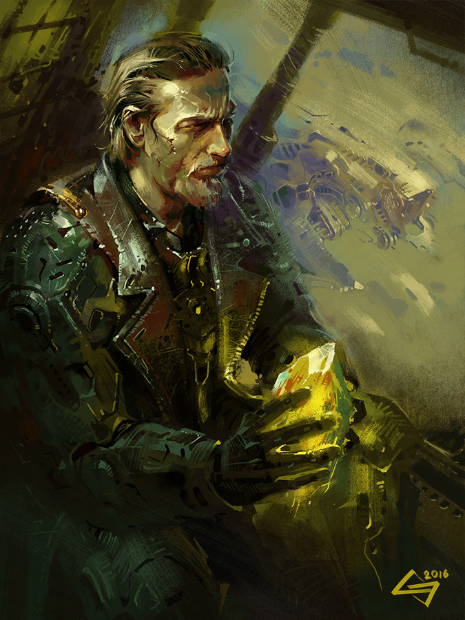 ArtStation - guy with crystal