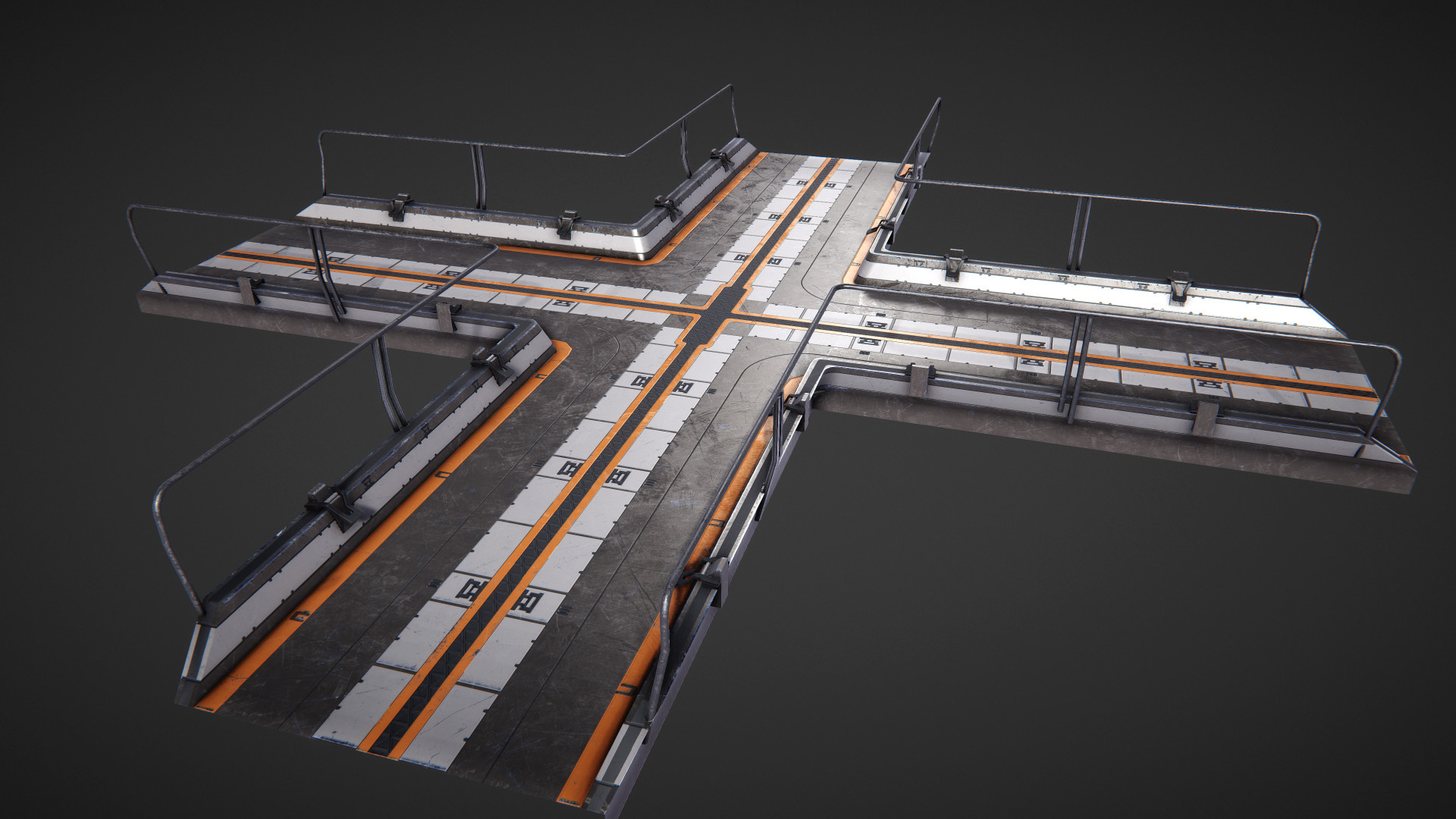 ArtStation - Modular Sci-fi floor game ready, Vladislav Shintukov