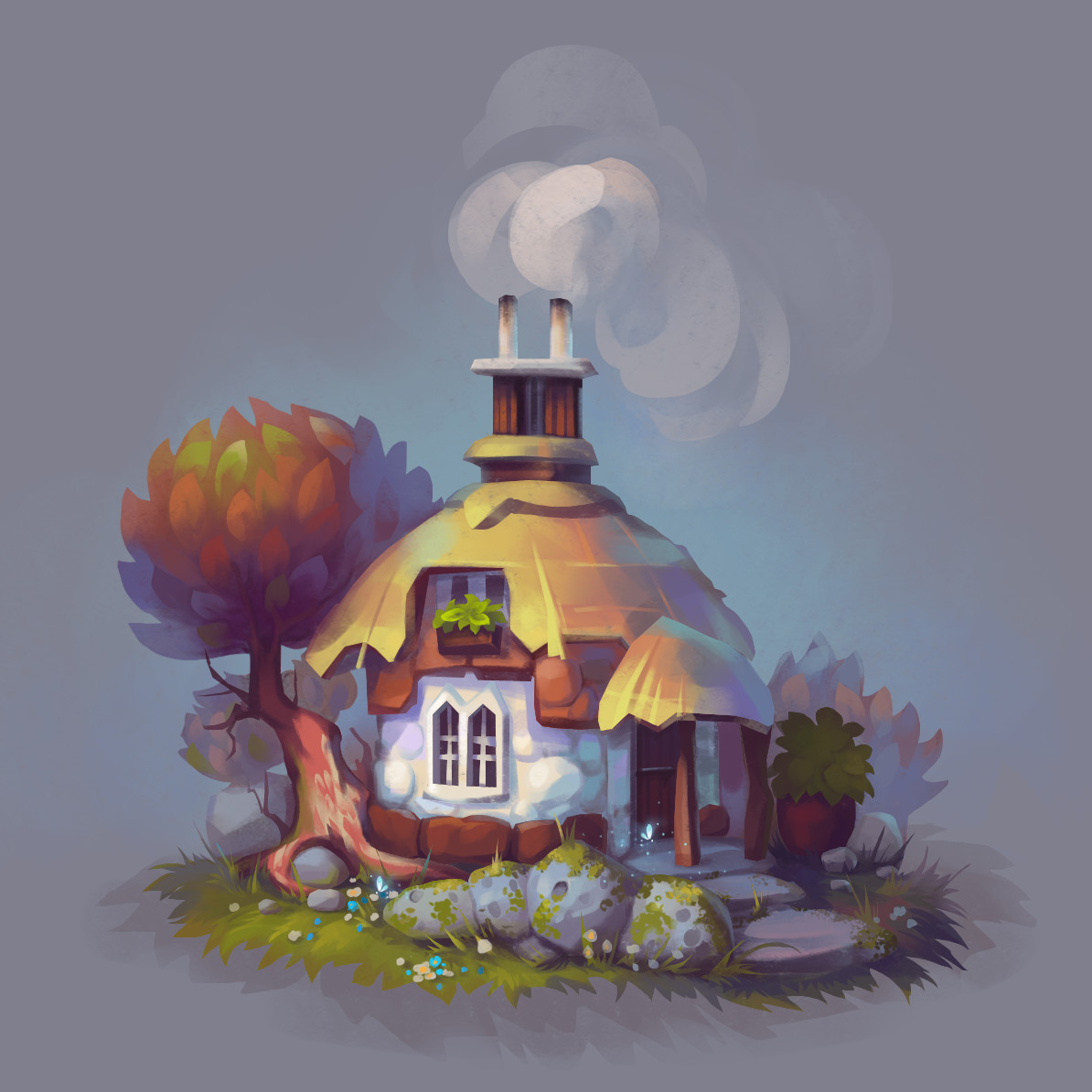 ArtStation - Cartoon houses