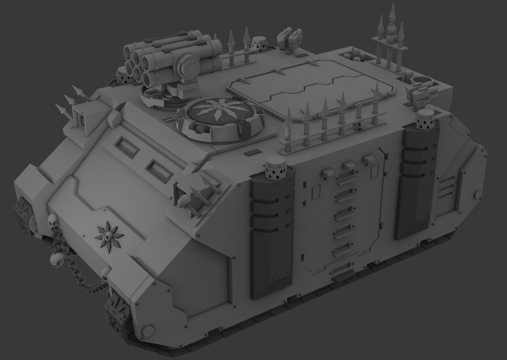 ArtStation - Warhammer 40K Chaos Rhino