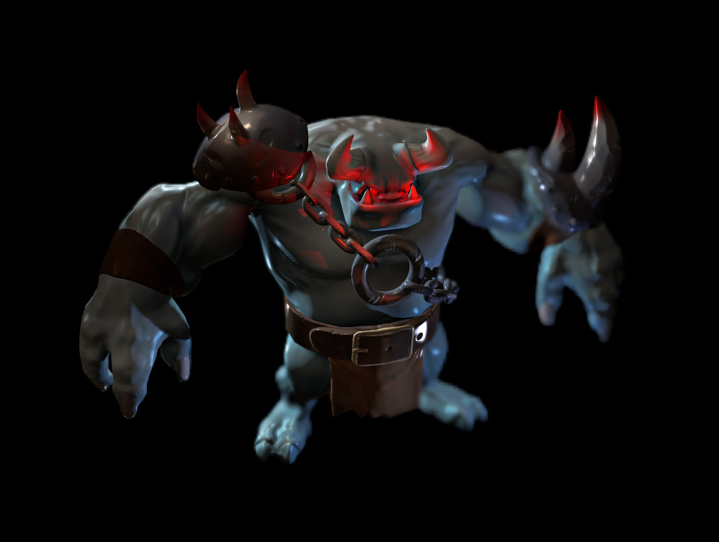 ArtStation - Demon with armor