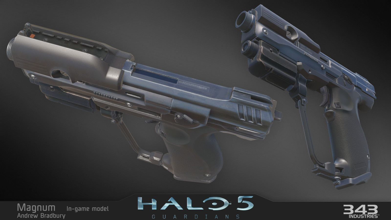 Andrew Bradbury Artstation - Halo 5 Magnum