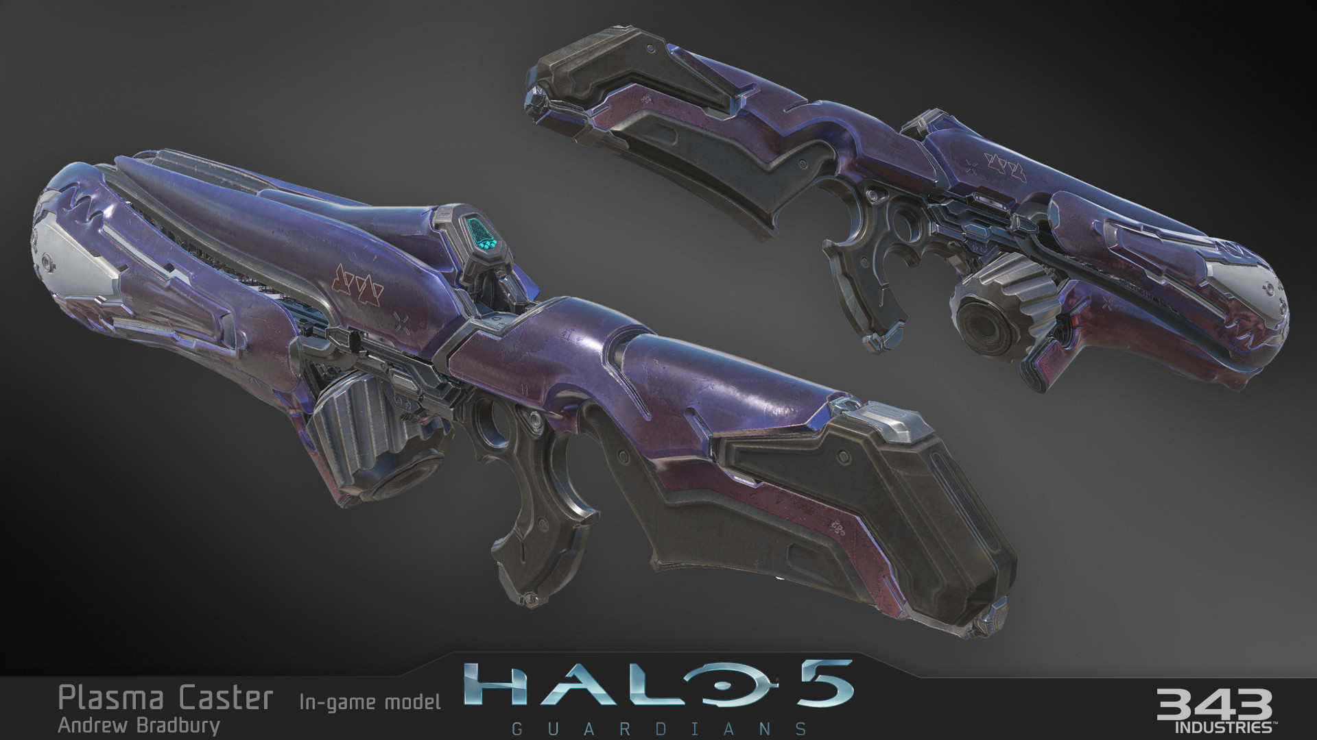 Andrew Bradbury Artstation - Halo 5 Plasma Caster