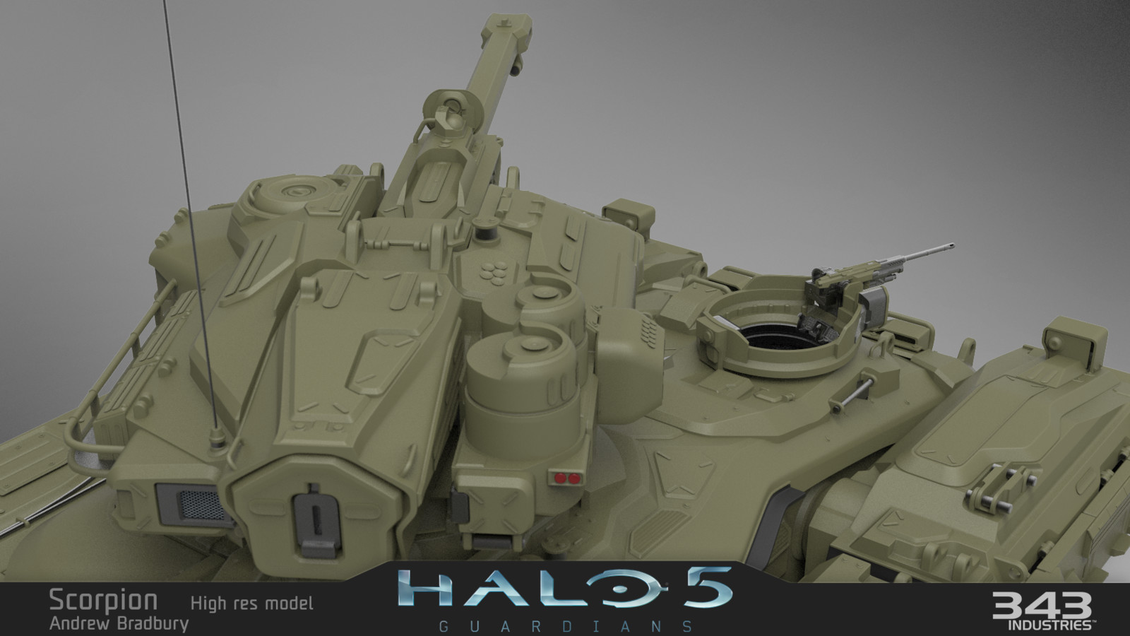 Andrew Bradbury Artstation - Halo 5 Scorpion