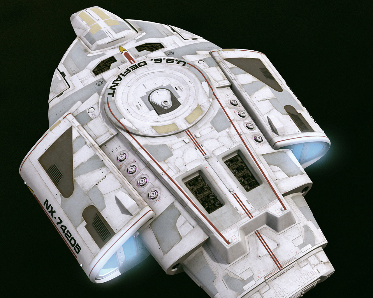 Andrew Bradbury Artstation - USS Defiant