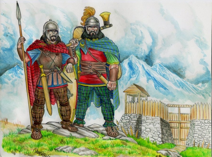 ArtStation - Celtic warriors