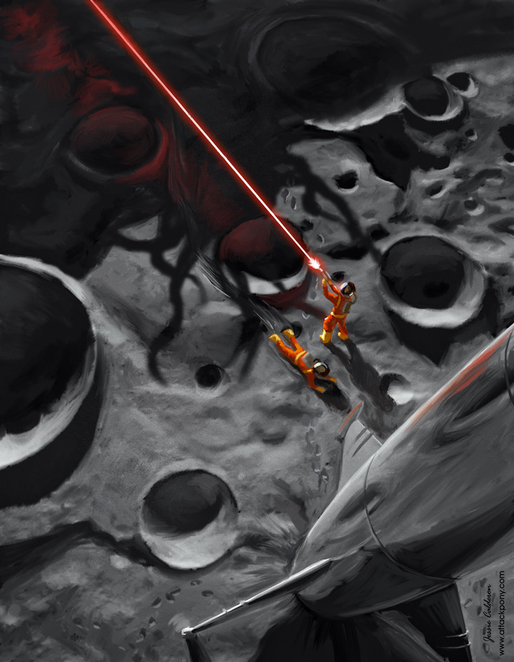 Attack on Planet 1955, Jessie Calderon : r/ImaginaryAstronauts