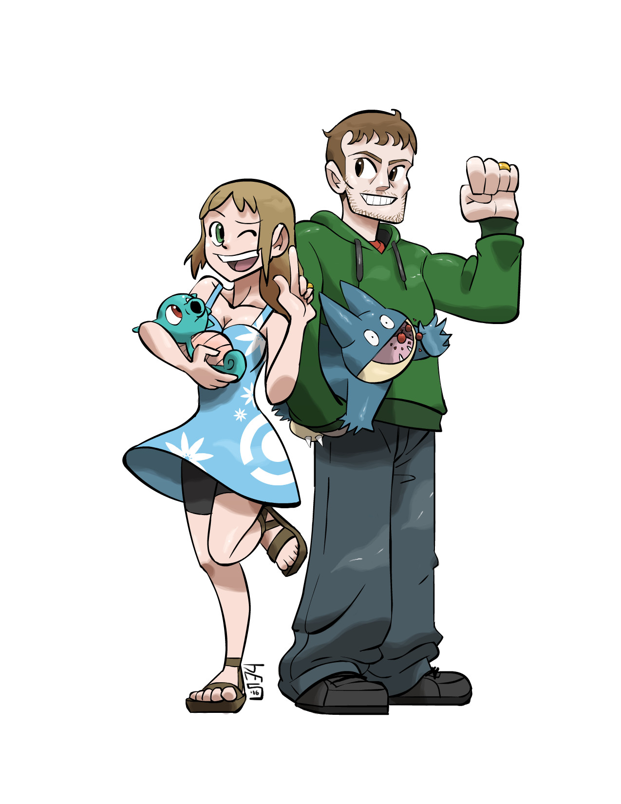 ArtStation - Pokemon Couple