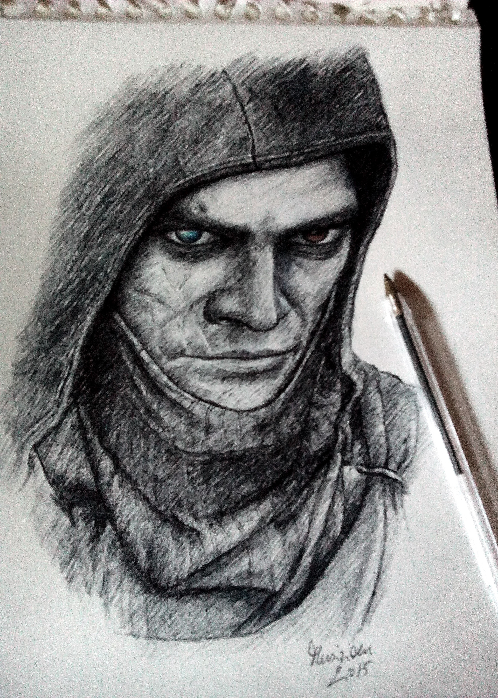 ArtStation - Garrett The Master Thief - Ballpoint pen