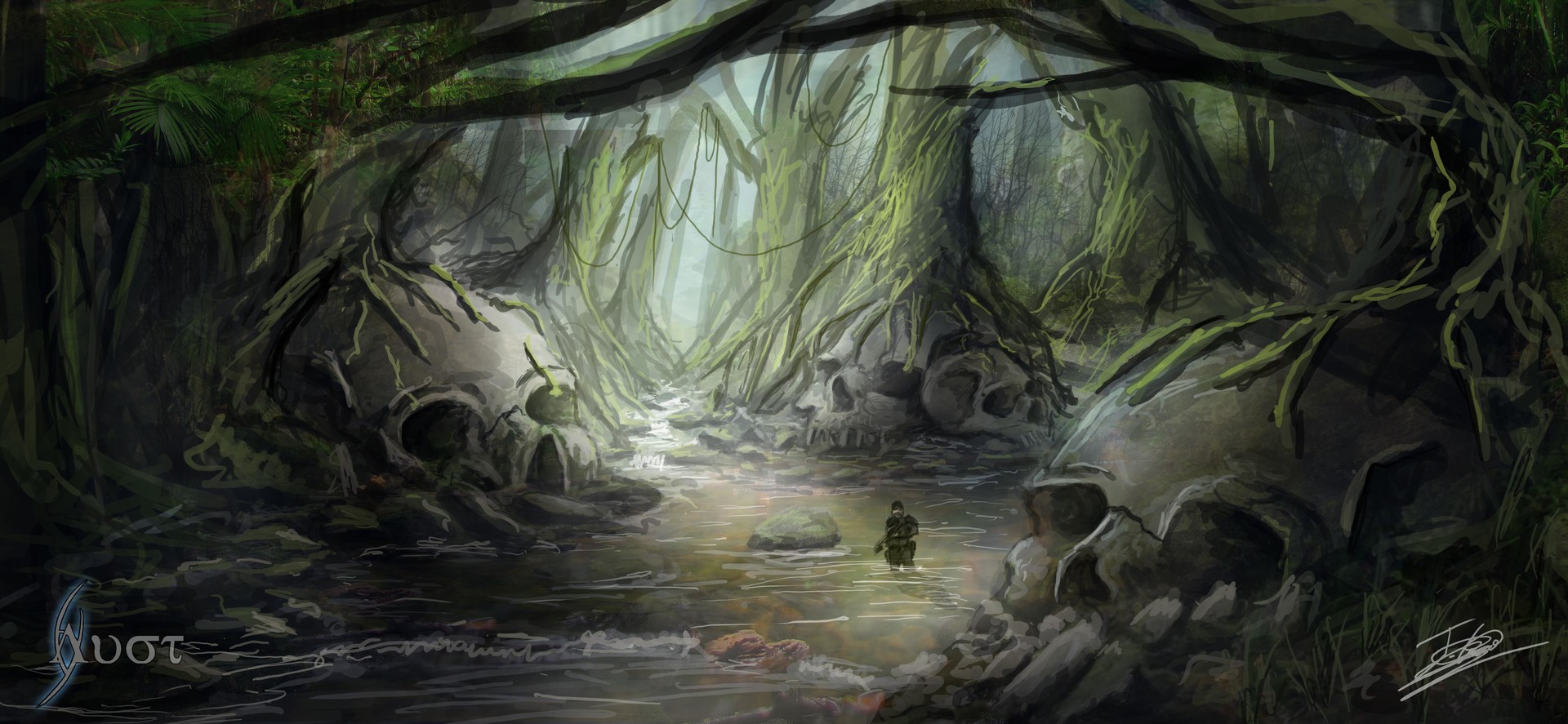 ArtStation - Skull forest