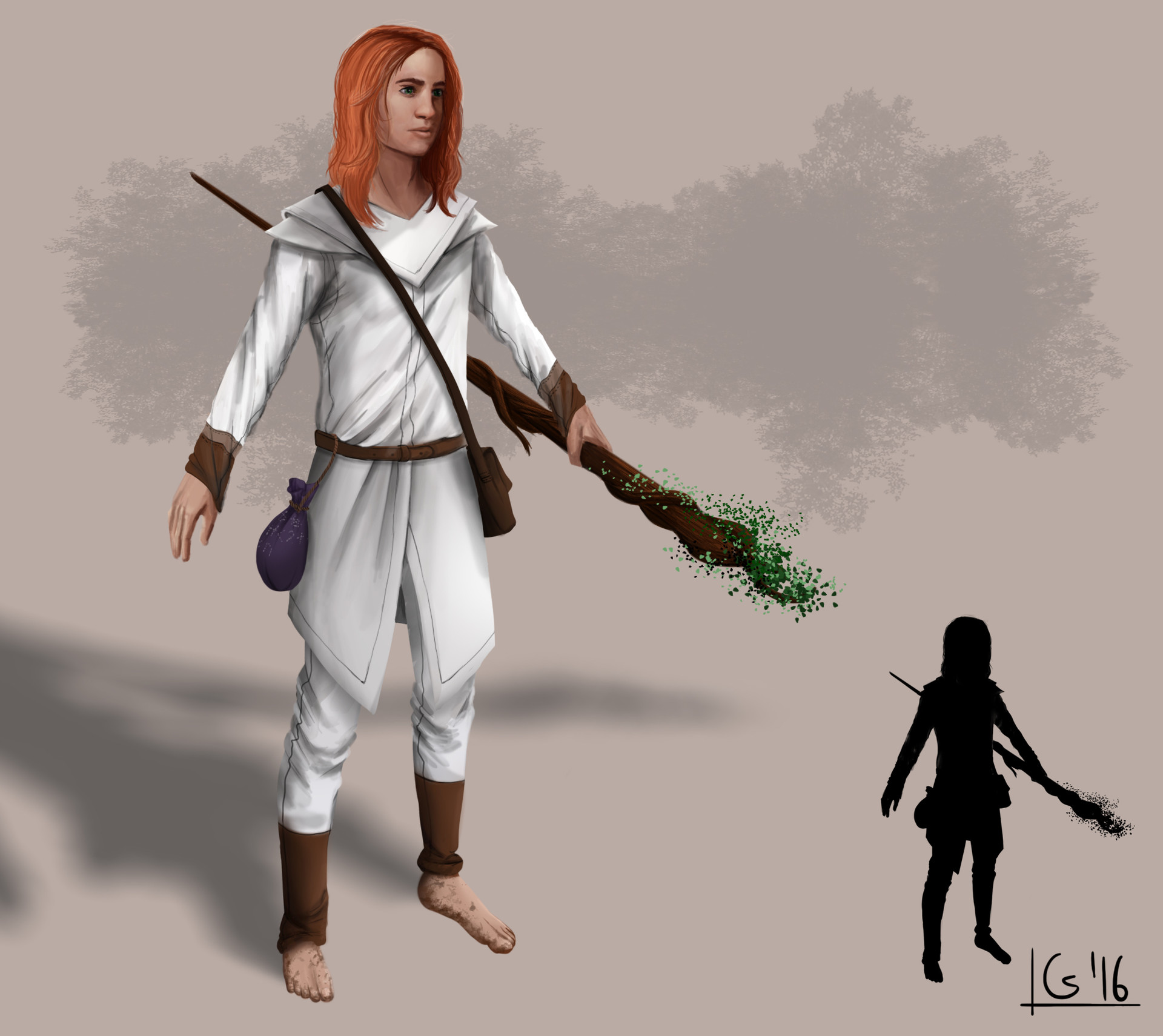 ArtStation - Character Concept: Earth mage