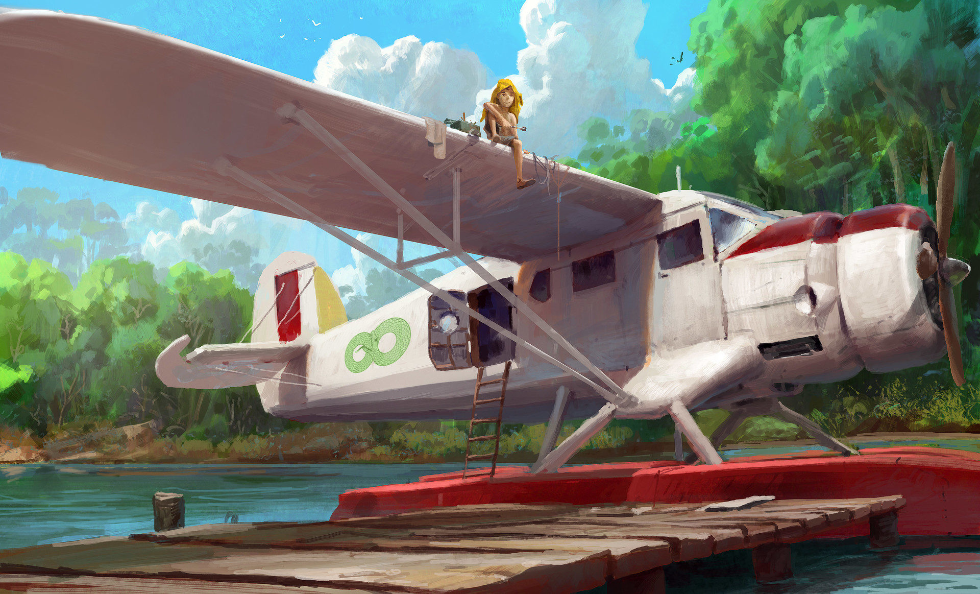 ArtStation - Seaplane - Kariba