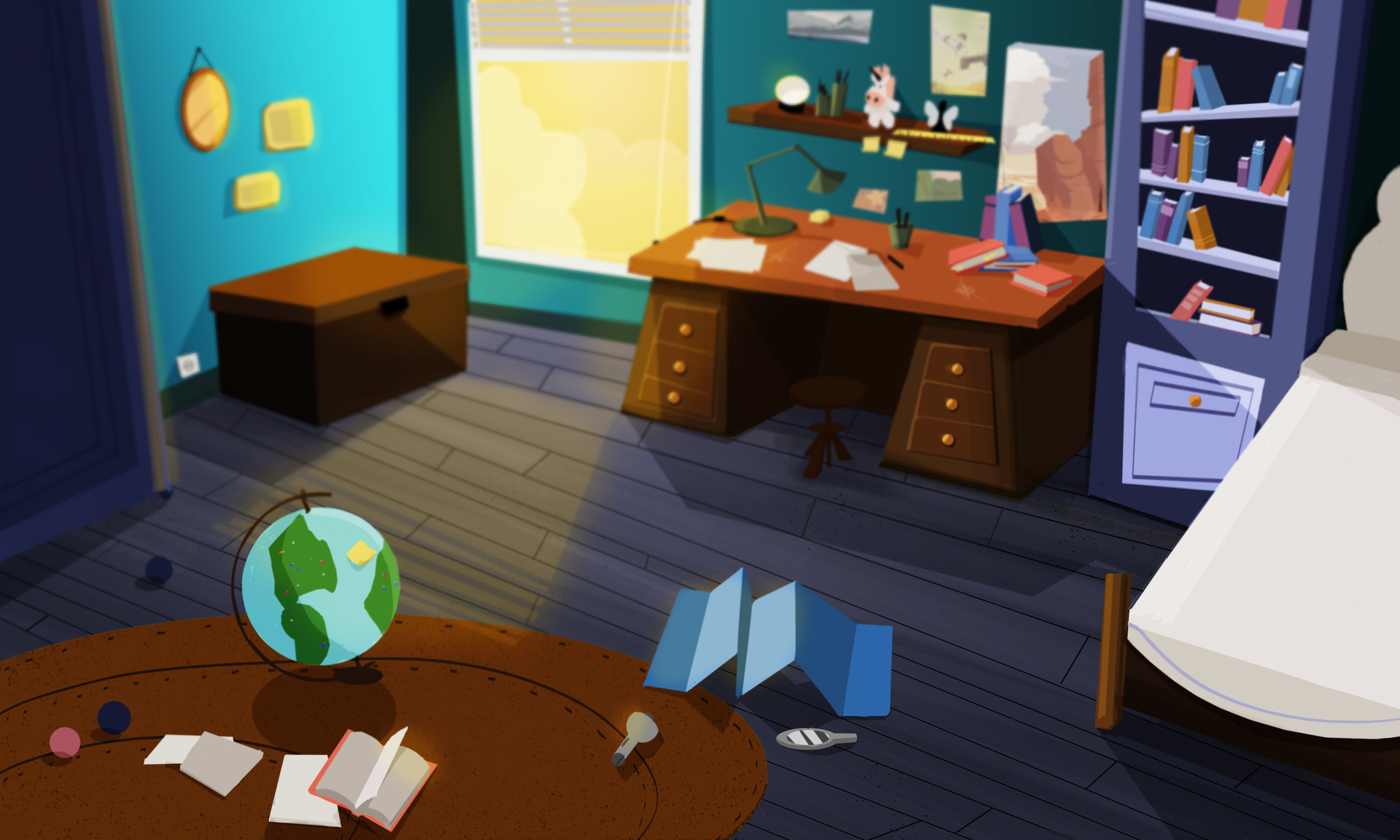 ArtStation - Cartoon Bedroom