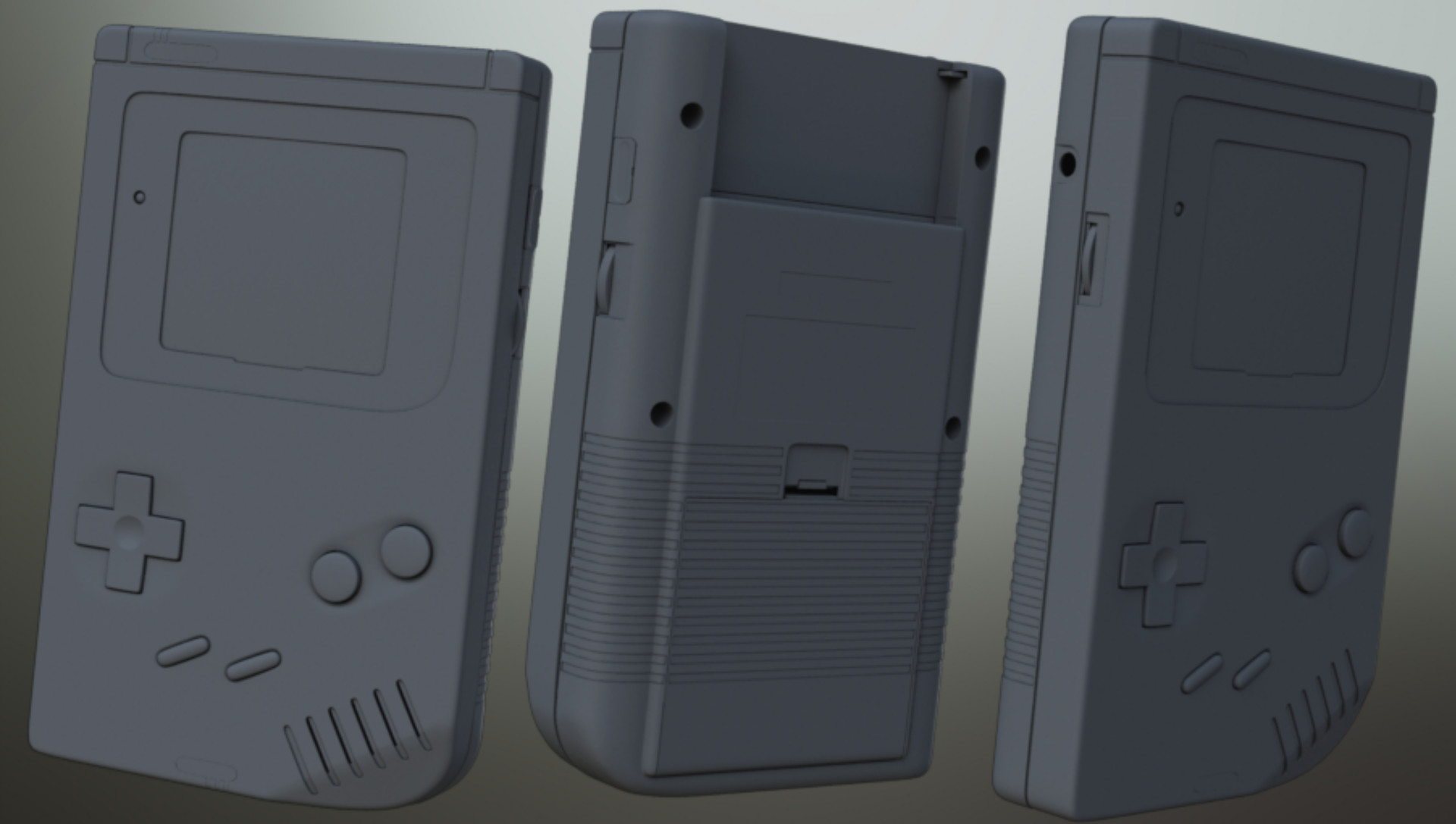 ArtStation - Gameboy model