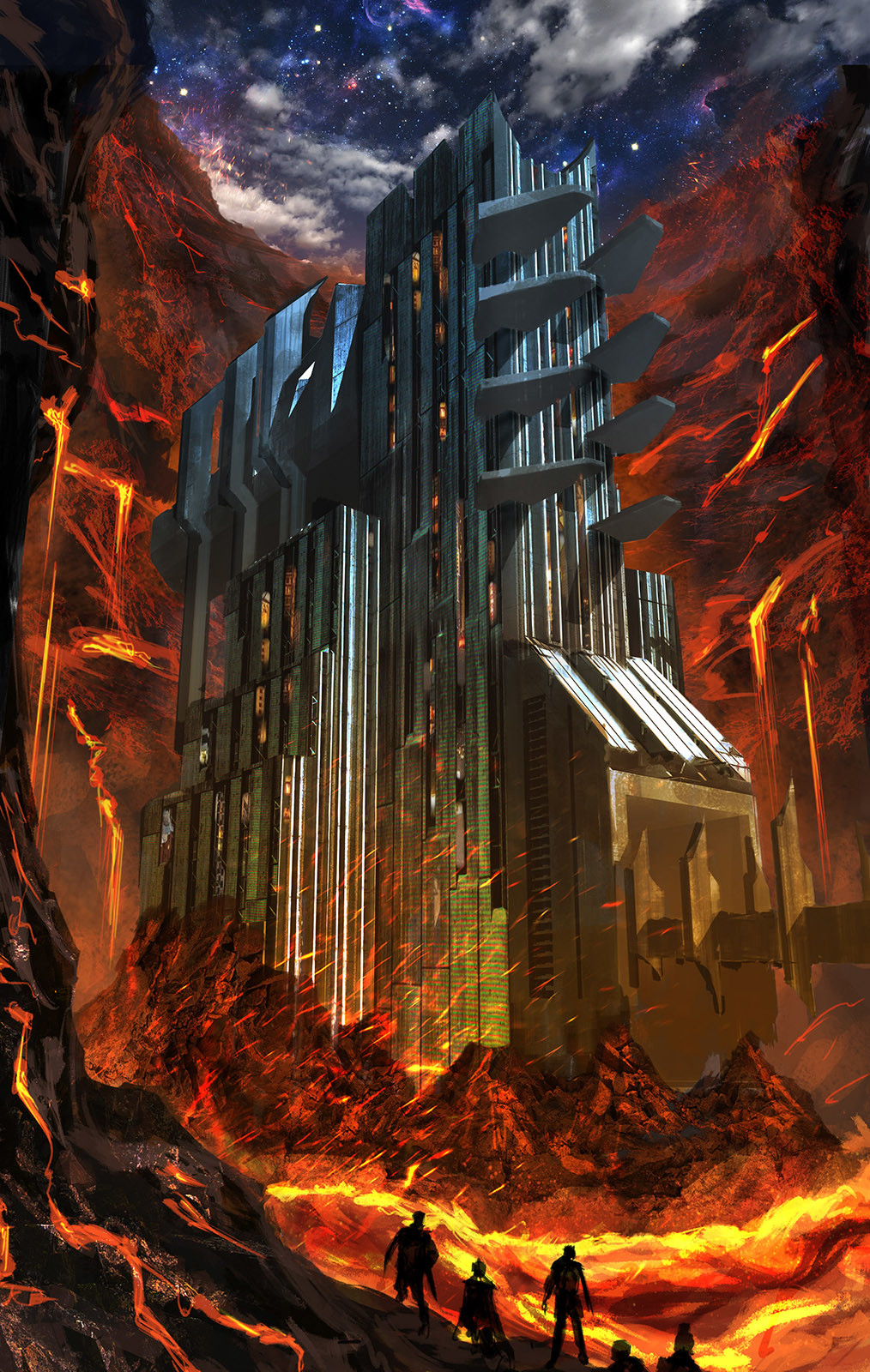 H- XO - volcanic castle