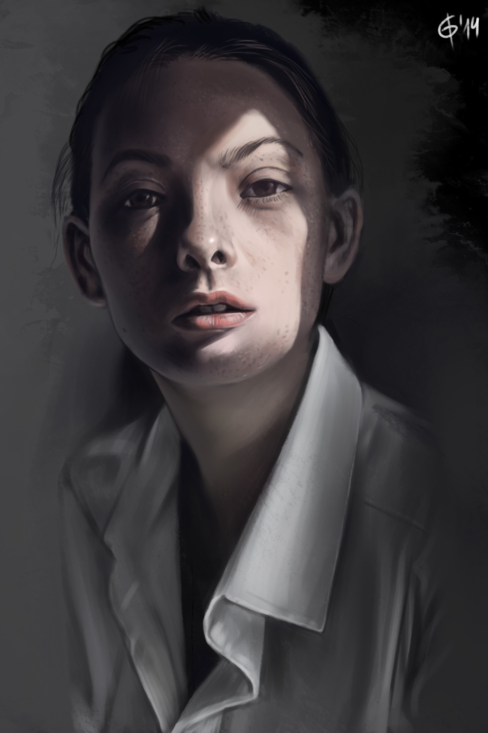 ArtStation - Portrait of Olga Kobzar