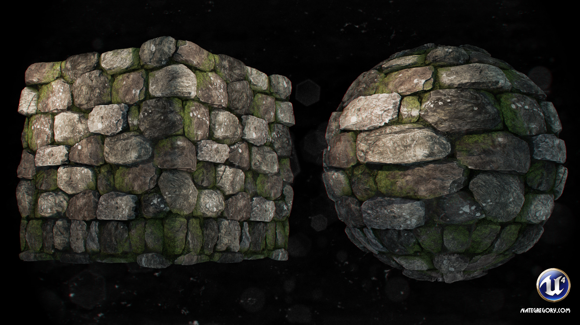 ArtStation - Material: Stone Cobble Wall