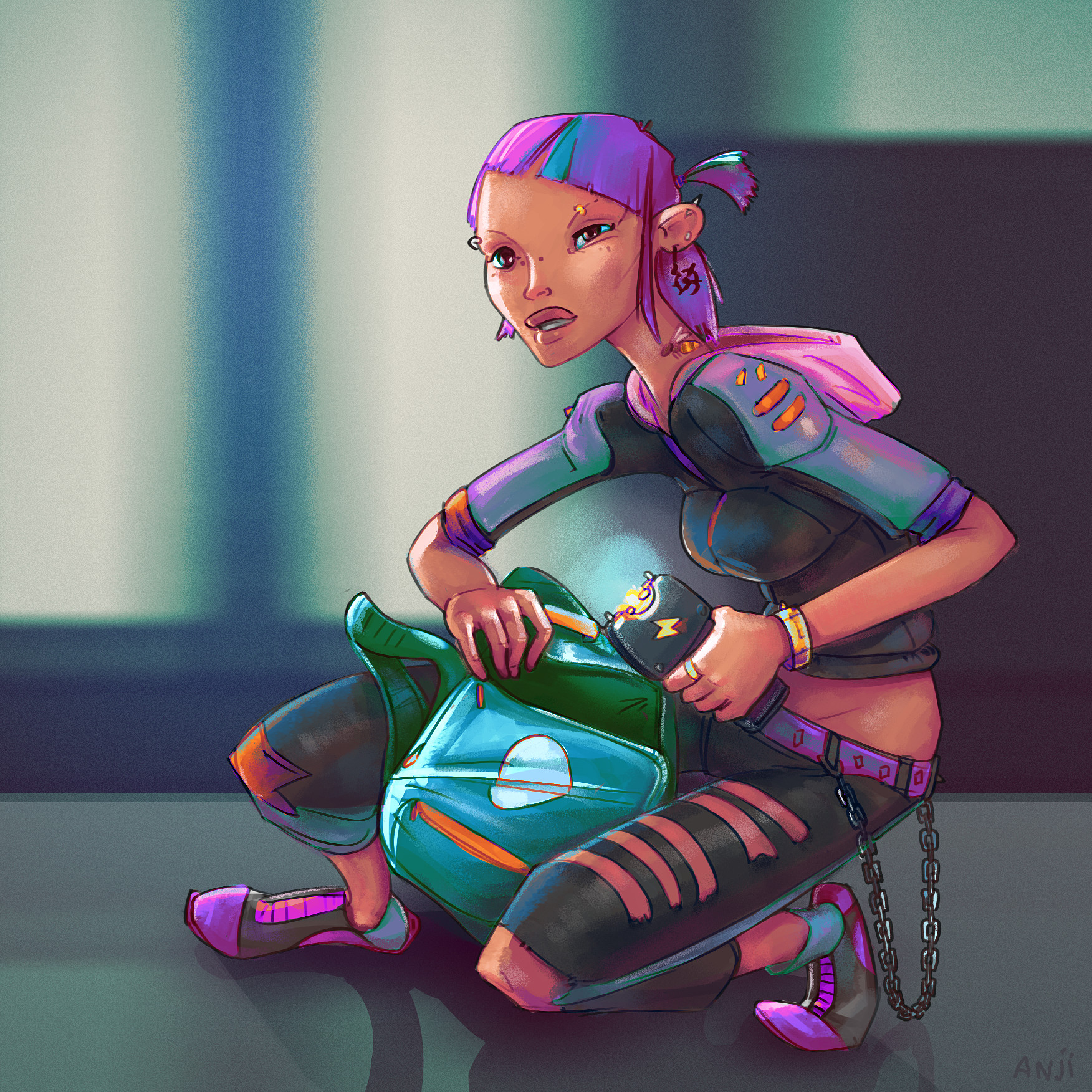 ArtStation - Lisbeth Salander Fun Art