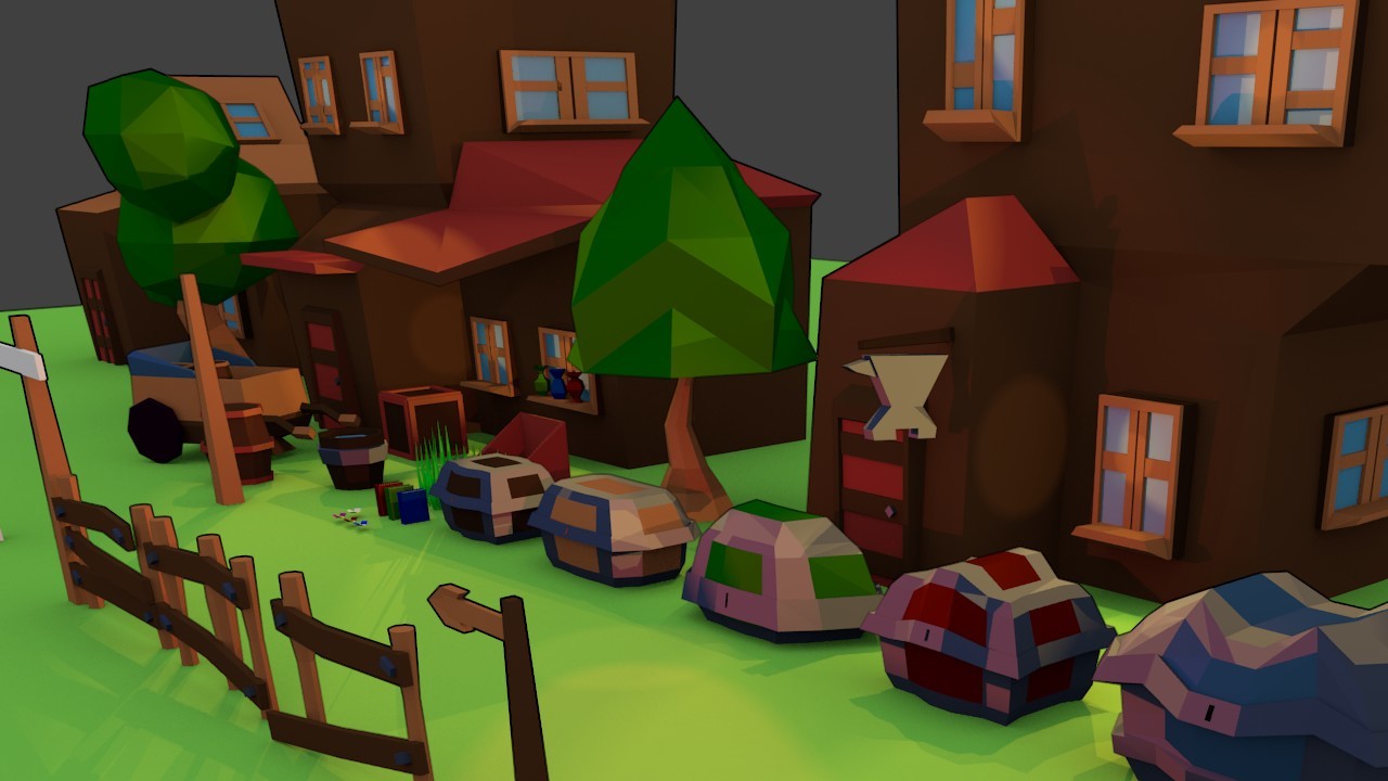 ArtStation - Props & Environment Low-Poly