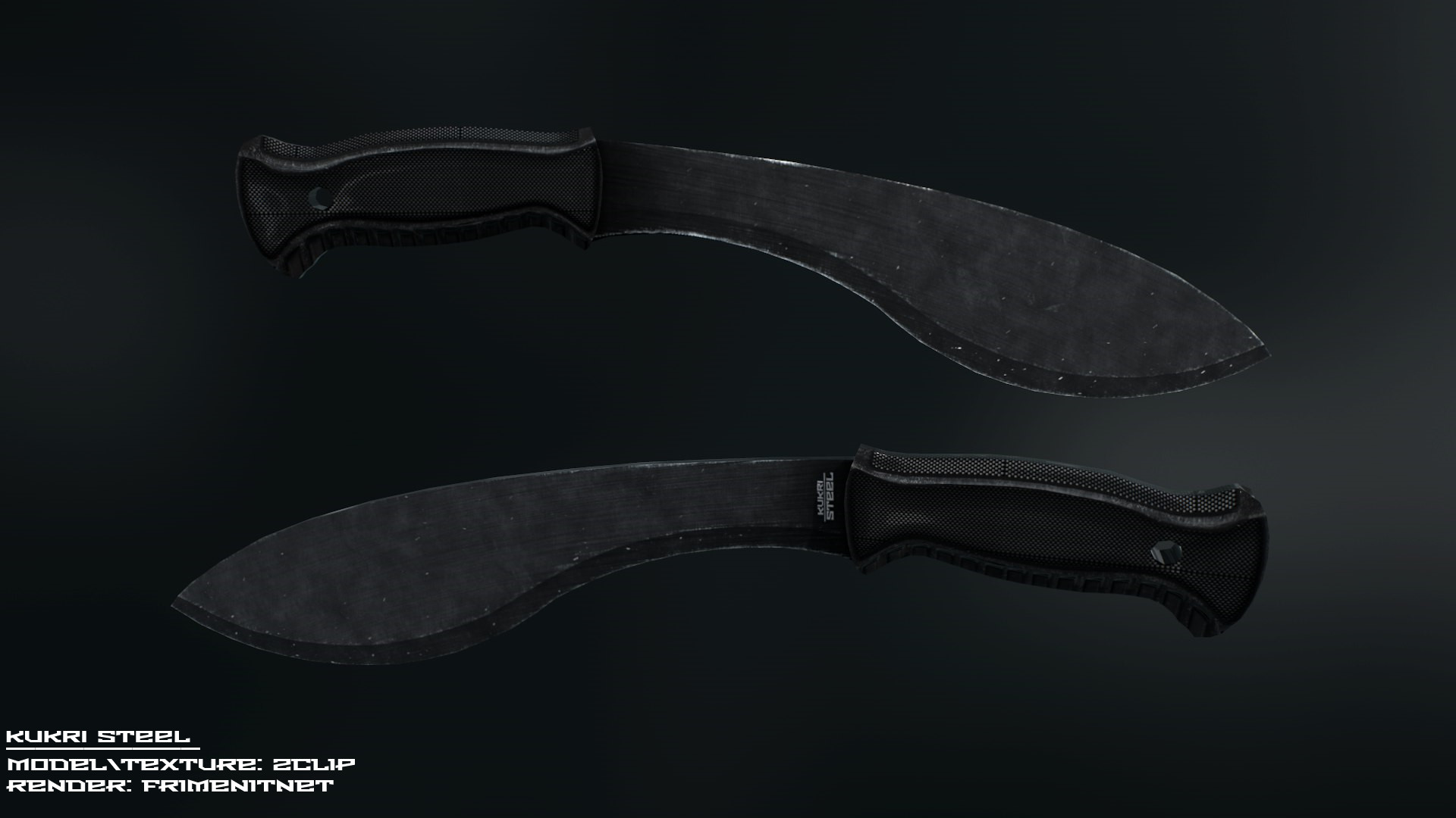 ArtStation - Knife Kukri Steel