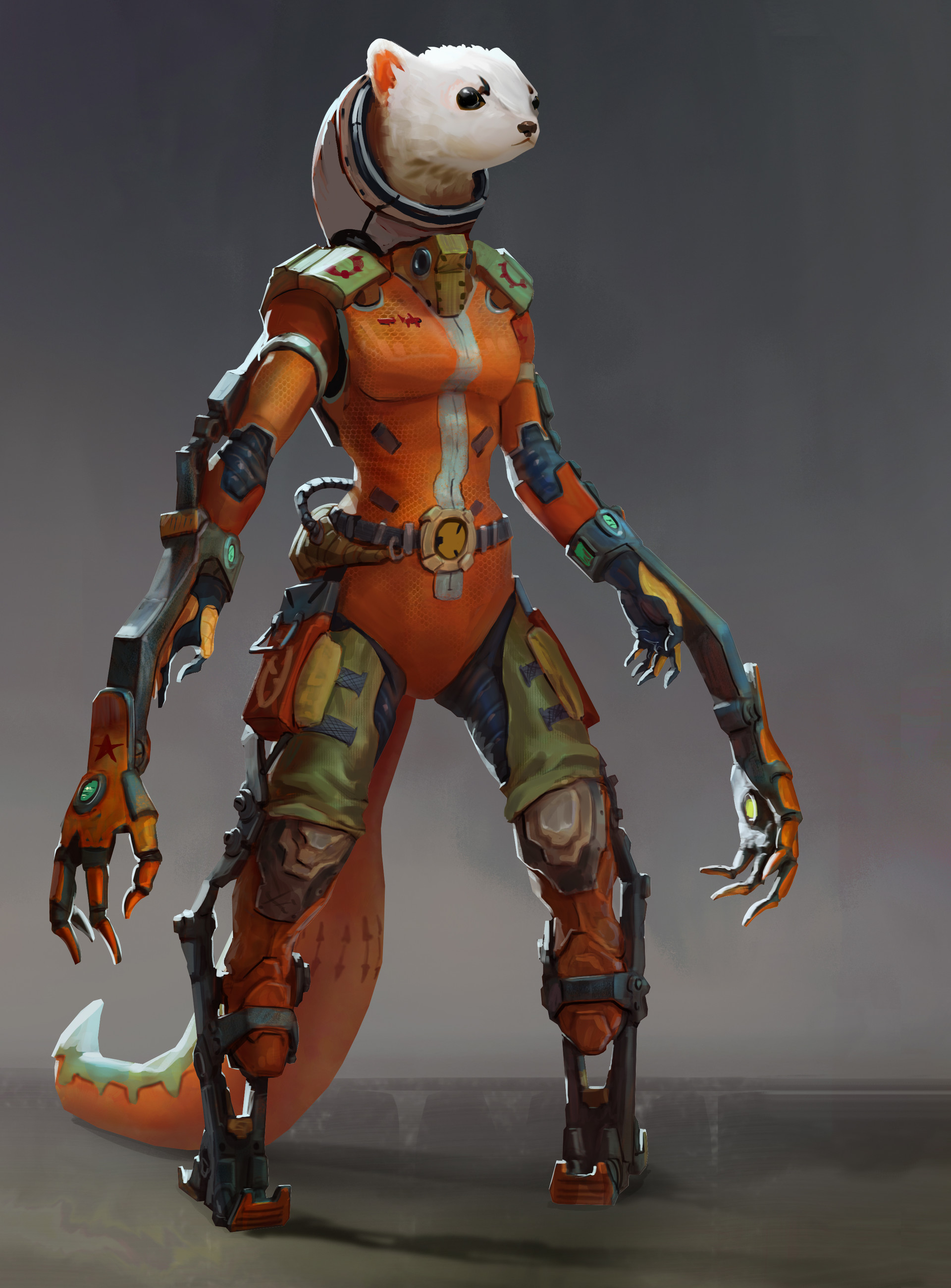 ArtStation - Minks in Space