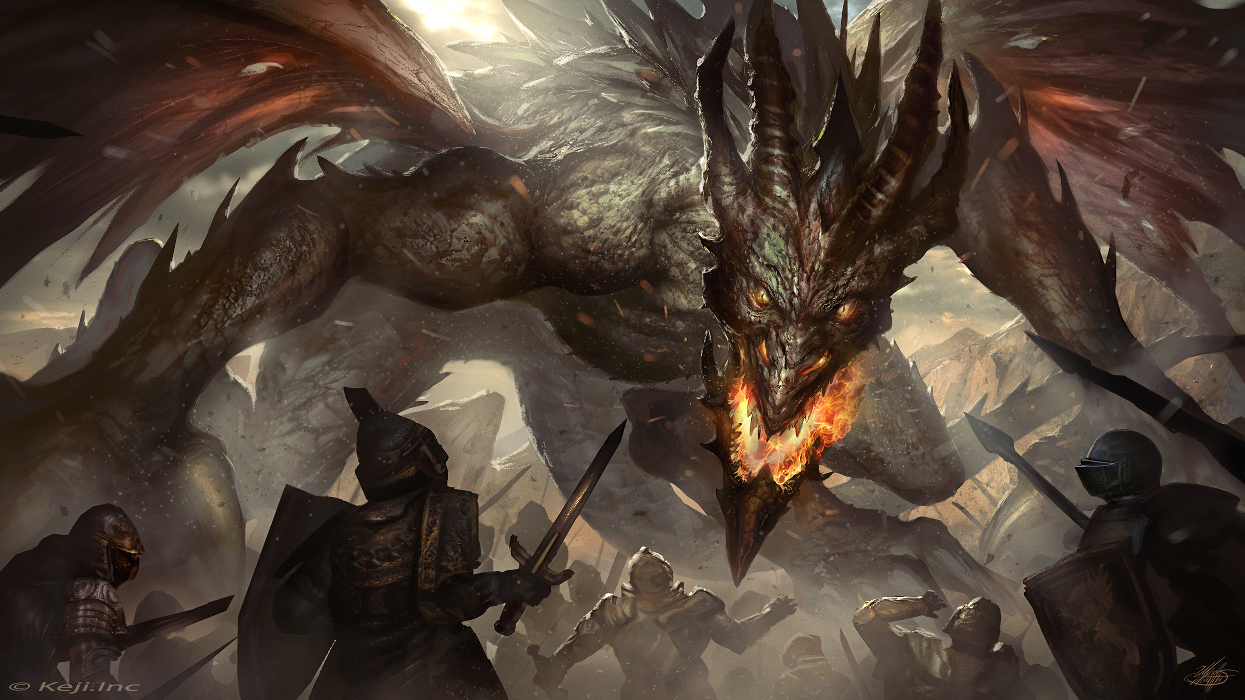 Draconis Invasion By Manthos Lappas R Imaginarydragons